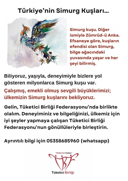 Türkiye’nin Simurg Kuşları...